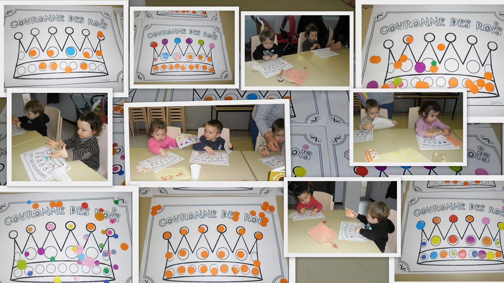 ACTIVITES GOMETTES POUR LES COURONNES DES ROIS!
